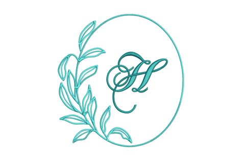 Monogram Letter H · Creative Fabrica