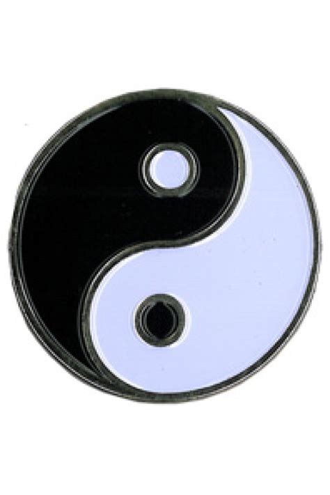 Yin Yang Enamel Pin