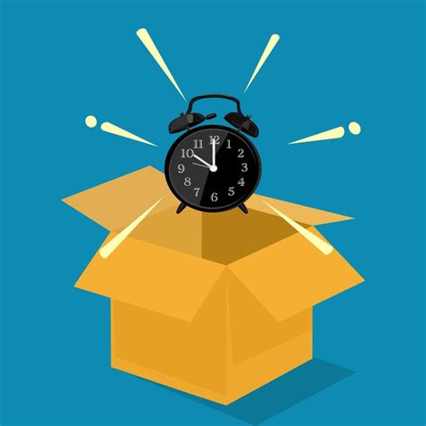 Clock Floats Out Of The Box Concept Outside Of Normal Hours 41145715