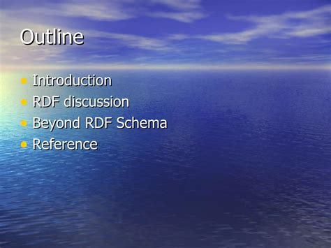 rdf and rdf schema for ontology specification ppt