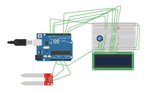 Circuit Design Sensor Humedad Y Lcd Oscar Fernandez Tinkercad