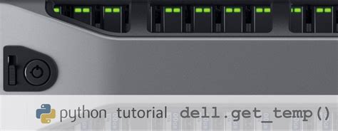Get Temperature And Other Environmental Data From A Dell Poweredge