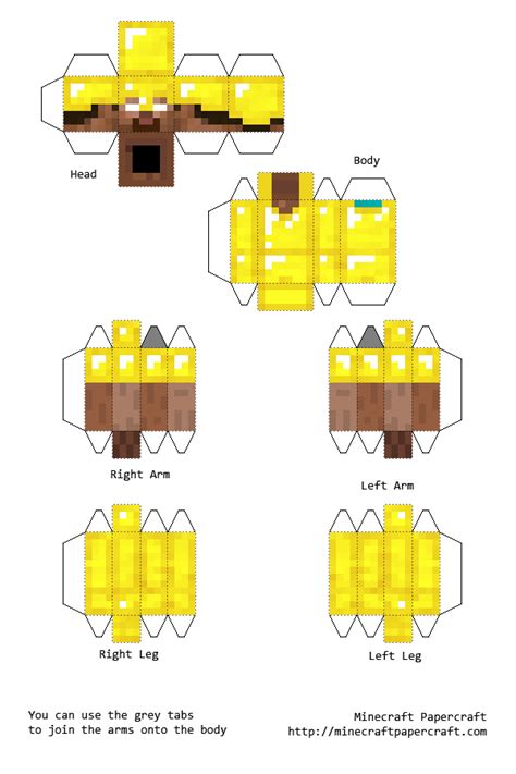 Papercraft Minecraft Herobrine Papercraft [download Grátis √]