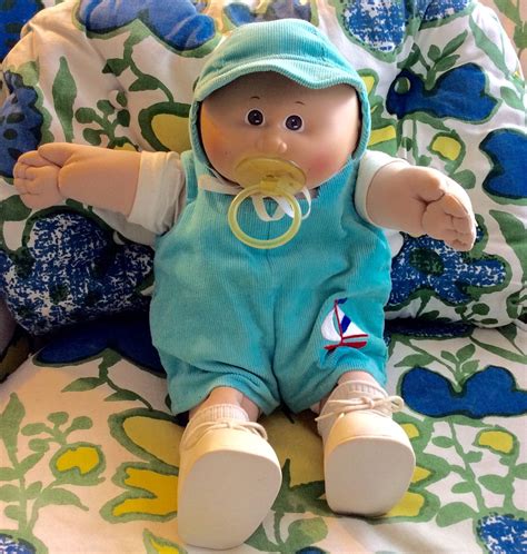 1982 Cabbage Patch Preemie With Pacifier And Original Clothing Xavier