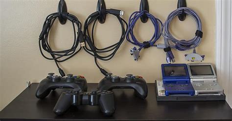 I Got Tired Of Wrapping My Controller Cables And Having No Place To Put