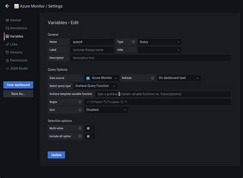 Azure Monitor Bug Typing A Template Variable · Issue 43505 · Grafanagrafana · Github