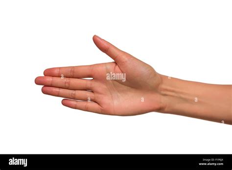 Outstretched Arm Hand Cut Out Stock Images And Pictures Alamy