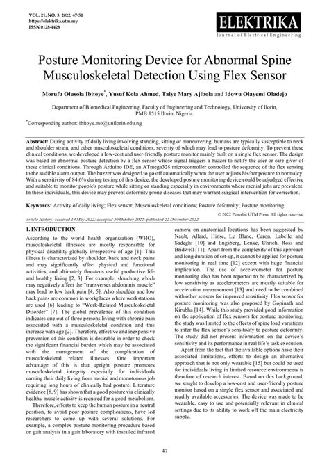 Pdf Posture Monitoring Device For Abnormal Spine Musculoskeletal Detection Using Flex Sensor Pdf Posture Monitoring Device For Abnormal Spine Musculoskeletal Detection Using Flex Sensor