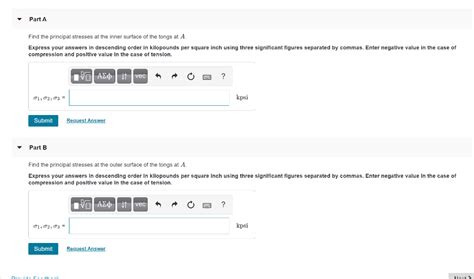 Solved A Pair Of Ice Tongs Is Shown In Figure 1 The Ice Chegg Com