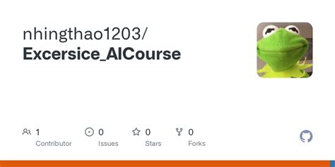 Github Nhingthao Excersice Aicourse