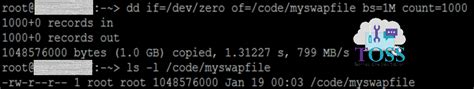 Swap Space Swap File Extending In The RHEL Servers TOSS