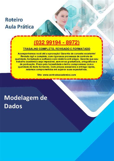 Resolução 032 99194 8972 Roteiro De Aula Prática Modelagem De