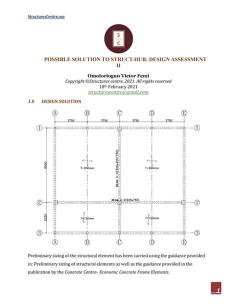 possible solution struct hub design assessment pdf