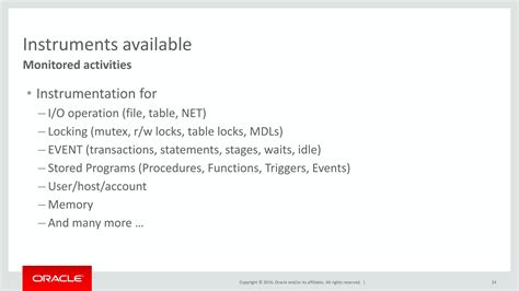 Mysql Performance Schema Fossasia 2016 Ppt