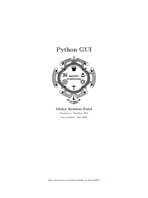 Python Gui Pdf Graphical User Interfaces System Software