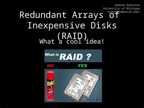 Pptx Overview Of Redundant Disk Arrays Dokumentips