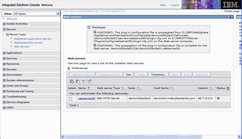 propagating websphere plug ins