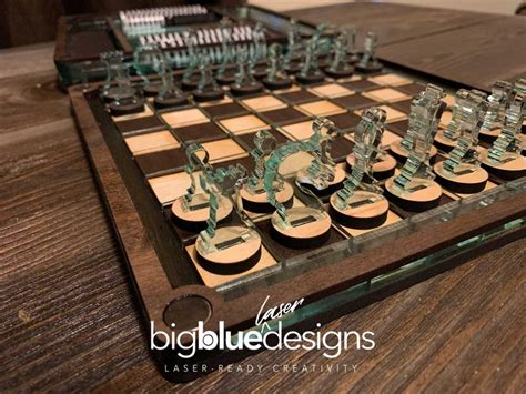 New Chess Checkers Othello Set Ai Svg Pdf Dxf Etsy