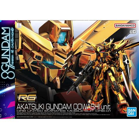 Gundam Rg Akatsuki Oowashi Unit Assembly Model With Base Shopee Malaysia