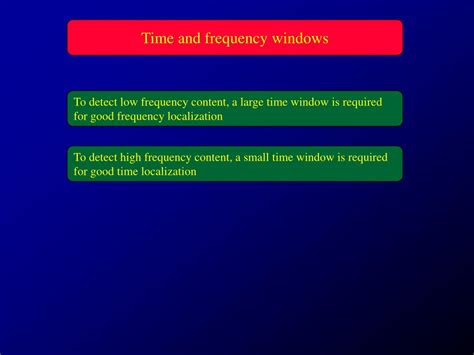 ppt time frequency localization powerpoint presentation free