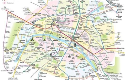 Paris Nouvelle Carte Du Métro Parisien