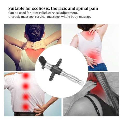 Spine Correction Machine Massage Gun Manual Spinal Massager