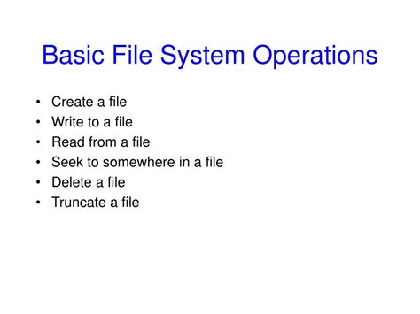 PPT File Systems PowerPoint Presentation Free Download ID