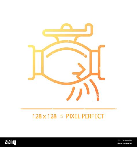 Oil Pipe Leakage Gradient Linear Vector Icon Stock Vector Image And Art