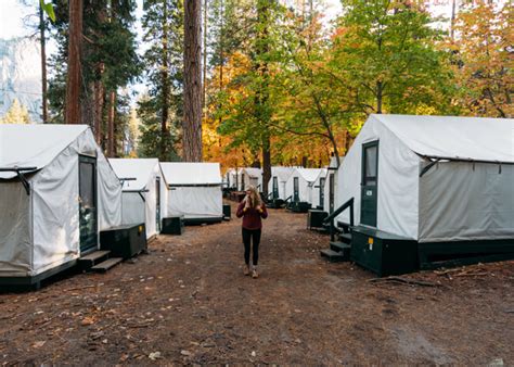 Staying At Curry Village Tent Cabins In Yosemite