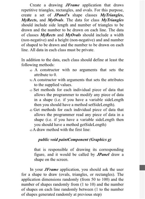 solved create a drawing jframe application that draws