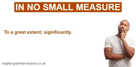 In No Small Measure