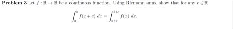 solved 1 let f r r be a continuous function using