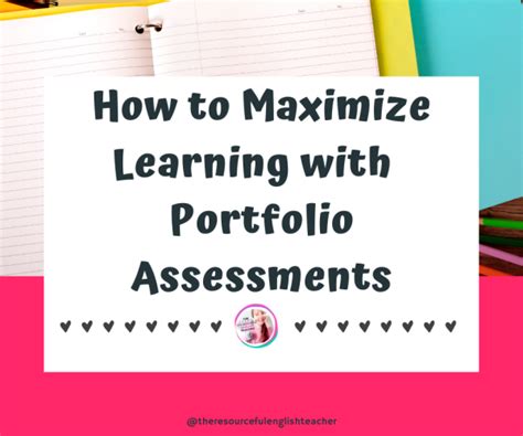 Example Of Portfolio Assessment In English Class At Michael Davison Blog