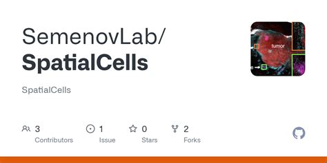 github semenovlab spatialcells
