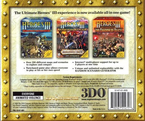 Heroes of Might and Magic III: Complete - Collector's Edition cover or ...