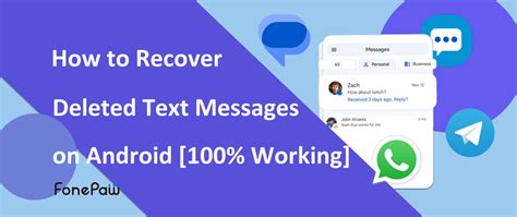 Ways To Recover Deleted Text Messages On Android Phone