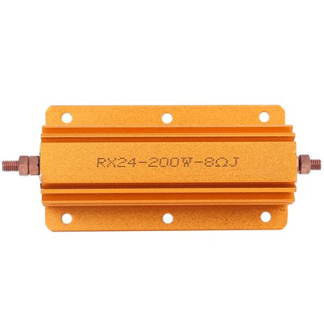 Rx24 200w 8r High Power Resistor Aluminium Housing Professional Industrial Eletrical Supplies