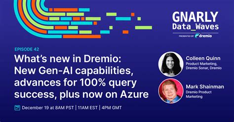 Dremio Updates New Gen Ai Capabilities And Now On Azure Dremio