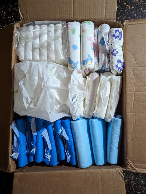 Lot Of 31 Vintage Diapers Rabdlmarket
