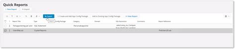 Quick Reports Technical Documentation For Ifs Cloud