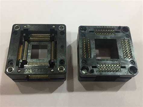 Enplas OTQ 64 0 8 01 IC Test Socket QFP64 Pin 0 8mm Pitch Burn In Socket From Burninsocket 44