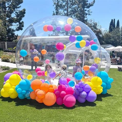 Inflantteble Bubble House Dome Inflatable Bubble Tent 13ft Clear Balloon Dome Tent With Blower