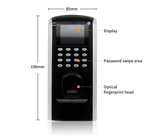 biometric access control security system fingerprint time attendance device machine time