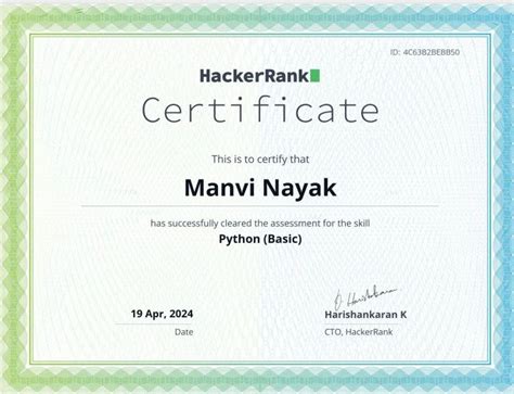 Manvi Nayak On Linkedin Python Hackerrank Coding Skill Learn Vitbhopal