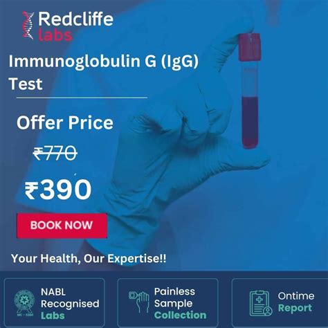 Immunoglobulin Igg Test Price Purpose Preparation Range
