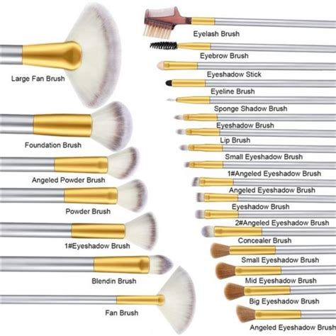Vander Makeup 24pcs Premium Cosmetic Makeup Brush Set For