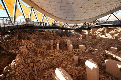 Gobekli Tepe Neolithic Archaeological Site In Sanliurfa Turkiye