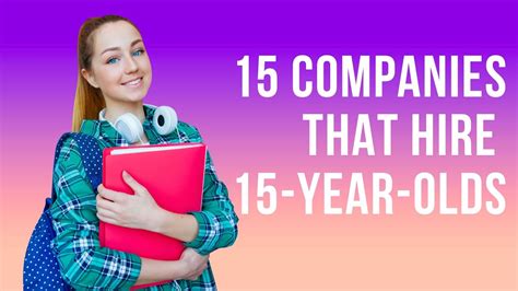 Who Is Hiring 15 Year Olds At Kai Deacon Blog