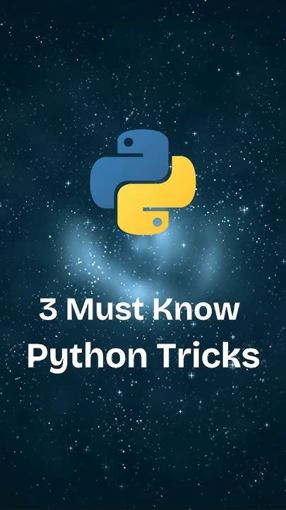 Quick Python Tricks You Should Know Youtube