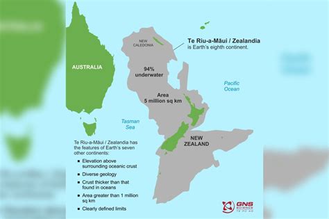 Lost Continent Of Zealandia Revealed In Detailed New Map